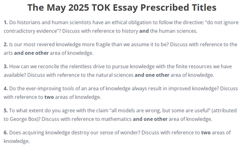 IBO官宣2025年IB TOK论文题目！附破题小Tips！ - 知乎