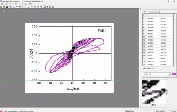 GetData提取滞回曲线及骨架曲线 - 知乎