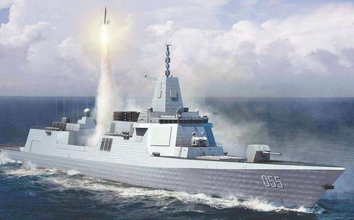 解放军8艘055入列服役，让美国倍感压力！055大驱有多强？ - 知乎