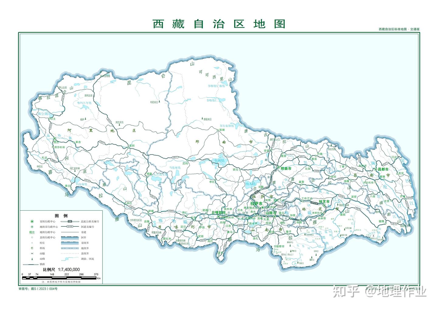西藏自治区地图 - 知乎