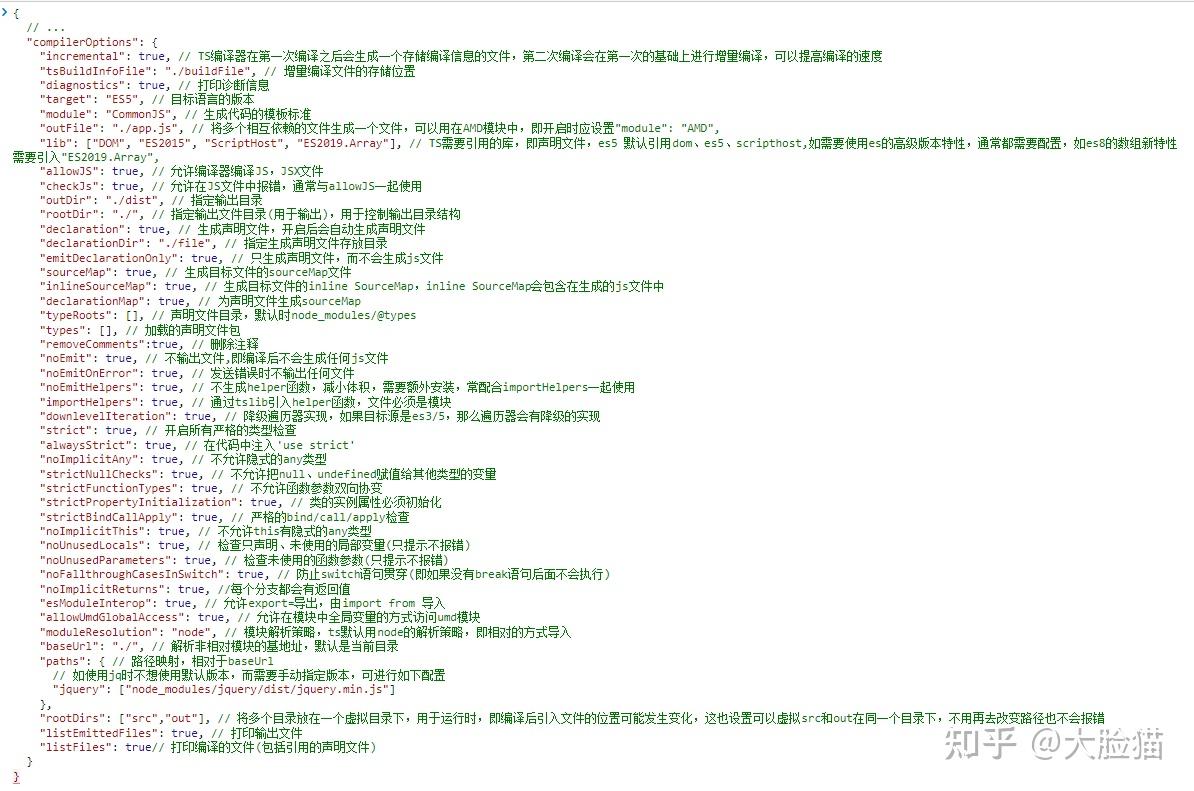 tsconfig.json: 配置ts编译及其他行为 - 知乎