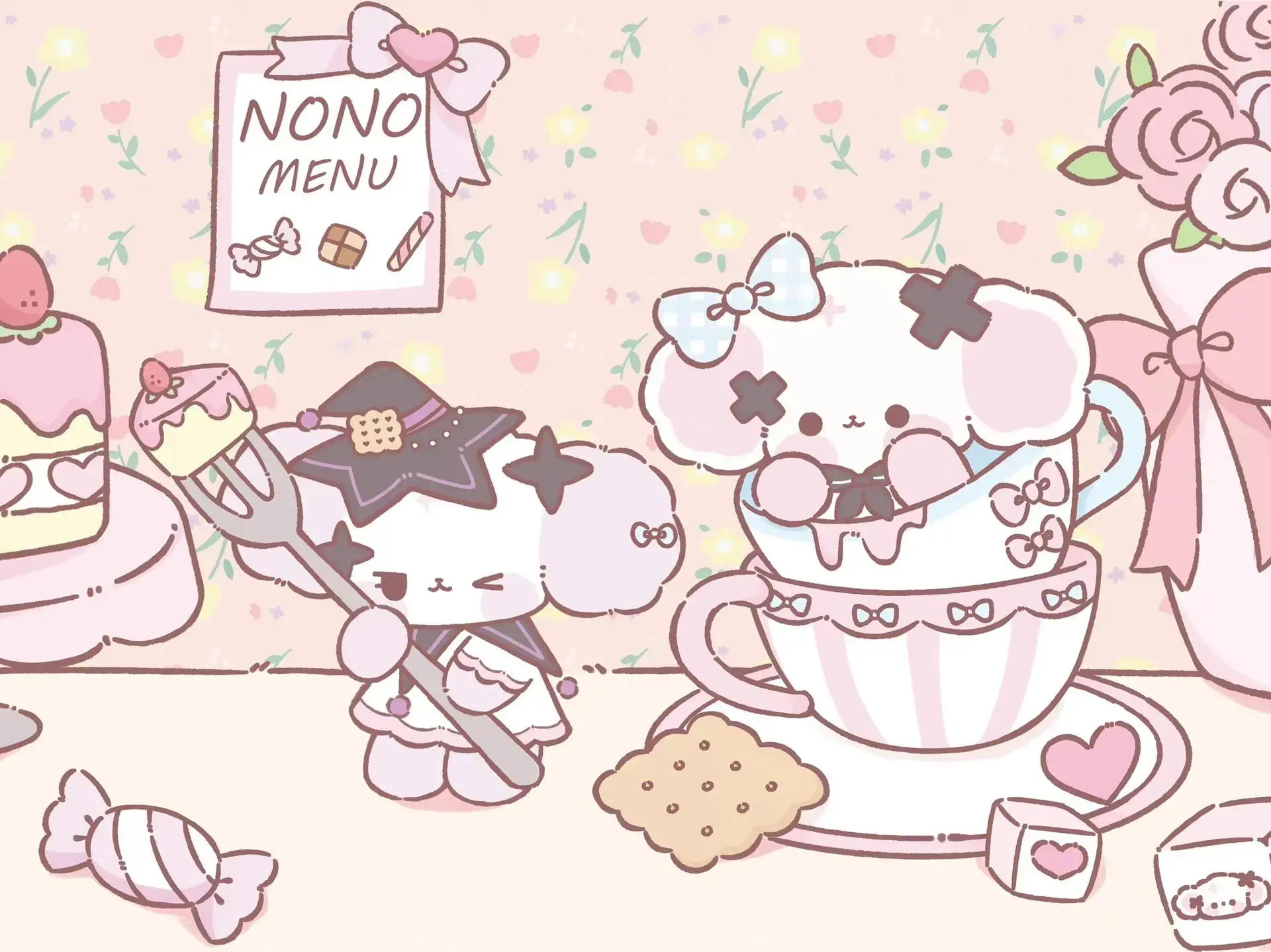 简约卡通高清4K可爱动物电脑手机壁纸分享，治愈你的心！ - 知乎