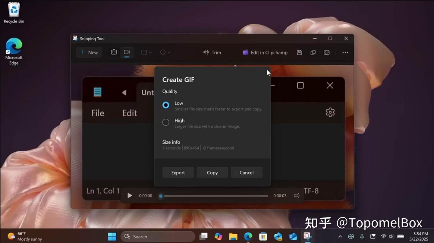 第 41 期：Windows 11 向截图工具添加创建 GIF 动画功能 - 知乎