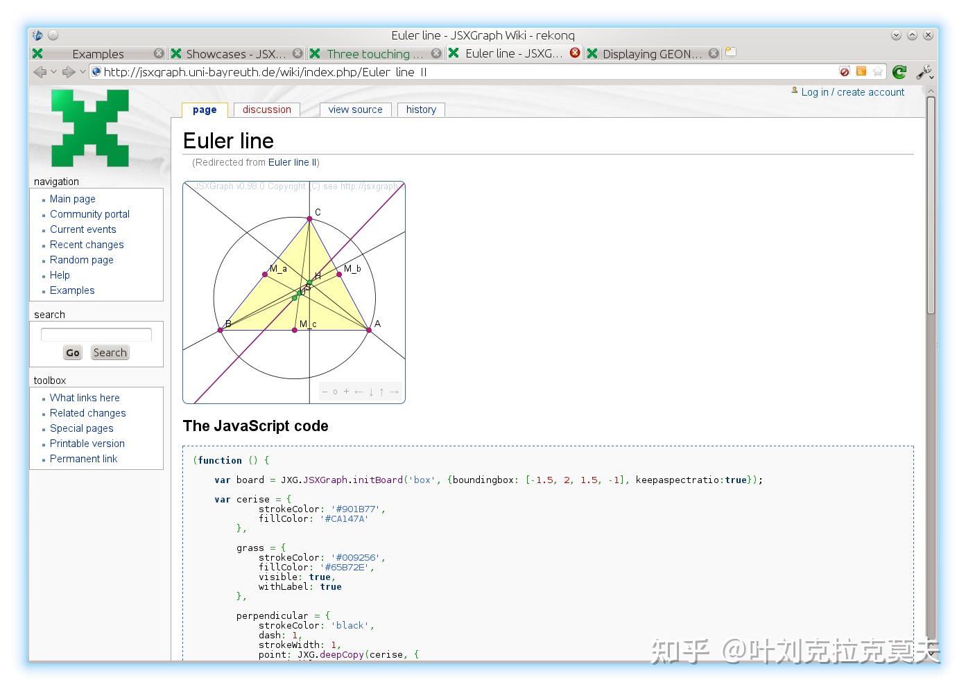 科学可视化软件介绍 – 交互式数学可视化软件JSXGraph - 知乎